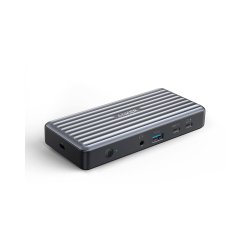 Anker PowerExpand 9-in-1 USB-C PD Dock 60W 20W USB Power Delivery4K HDMI USB-A 1Gbps 3.5mm - SSG.COM