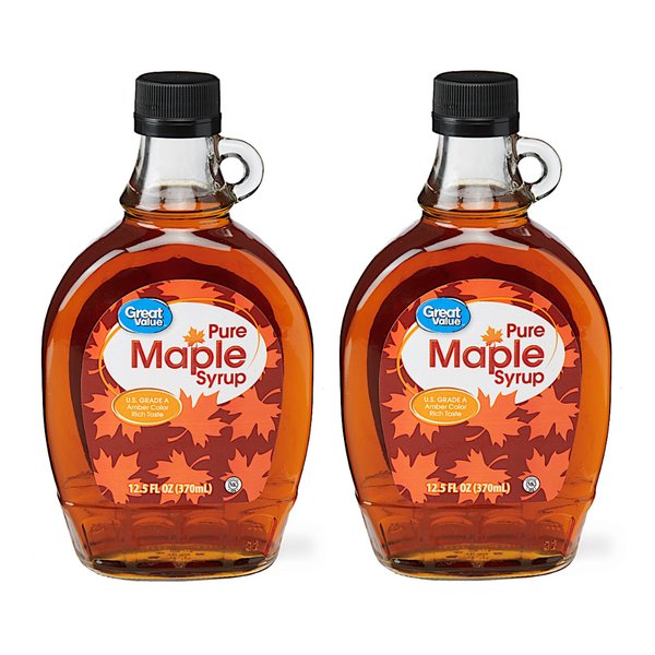 그레이트밸류 퓨어 메이플 시럽 Great Value Pure Maple Syrup 370ml 2개 - SSG.COM