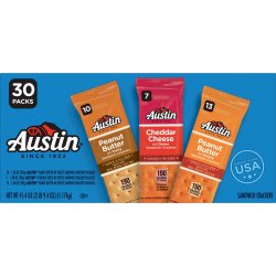 Austin오스틴 버라이어티 팩 샌드위치 크래커, 1.17kg, 30개 - SSG.COM