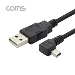Mini 5P(M)/USB 2.0A(M) 꺾임 케이블 3M - SSG.COM