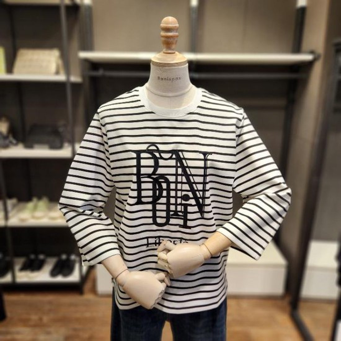 보니스팍스 NC02 자수 스트라이프 티셔츠 C12TS010, 믿고 사는 즐거움 SSG.COM
