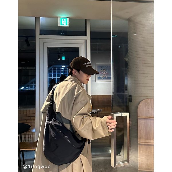 [22FW] [Clearance][BL:IRON] 블리언 블랙 로고장식 나일론 JUBA2F205BK - SSG.COM