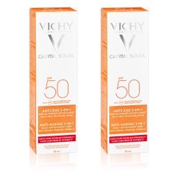 비쉬 VICHY 아이디얼 솔레이 안티에이징 3-in-1 항산화 케어 선크림 SPF50 50ml 2개 - SSG.COM