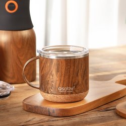 ASOBU 아소부 스테인레스 인피니트 머그 490ML 우드 - SSG.COM