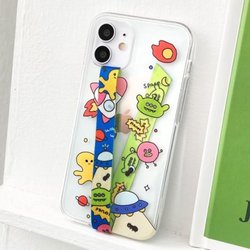 [스트랩+젤리케이스 우주외계인]아이폰se2 아이폰x a30 S10 폰케이스 - SSG.COM