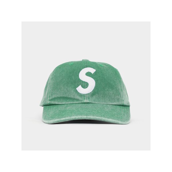 슈프림 24FW S로고 피그먼트 6패널 공용 볼캡 FW24H28 GREEN - SSG.COM