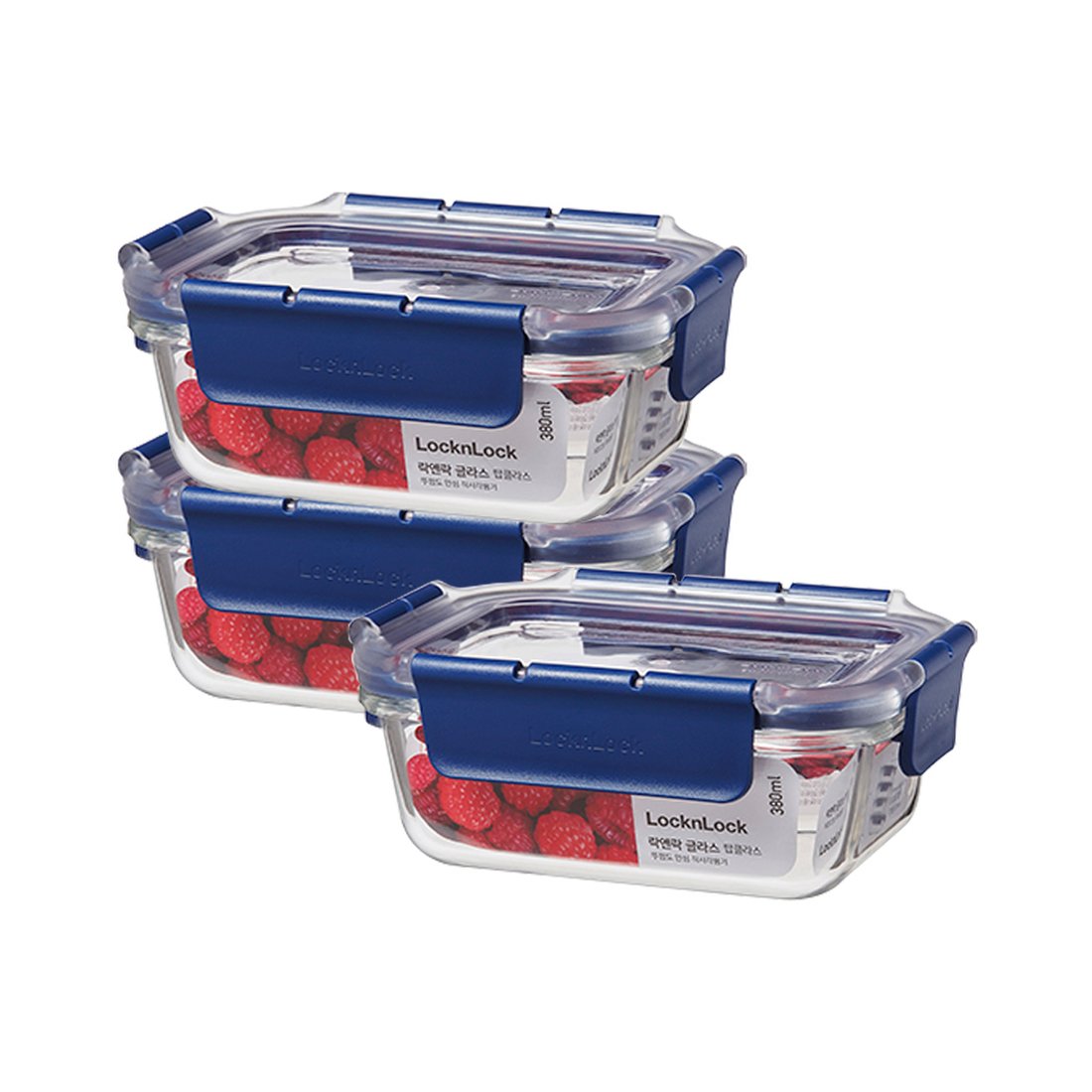 락앤락 탑클라스 내열 유리 밀폐 직사각 380ml x 3개, 이마트몰, 당신과 가장 가까운 이마트