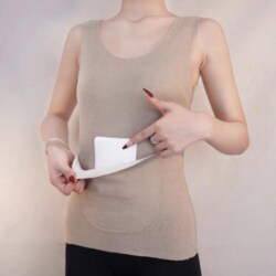 [M7] 여자 주머니 FW 핫팩 극세사 슬림핏 내의 나시 - SSG.COM