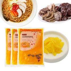 원효 관동풍 압축치자단무지 3KG (1KG x3팩) - SSG.COM