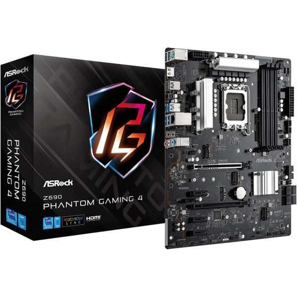 미국 애즈락 메인보드 ASRock 마더보드 Z690 Phantom Gaming 4 LGA 1700 Intel SATA 6Gb/s DDR4 - SSG.COM