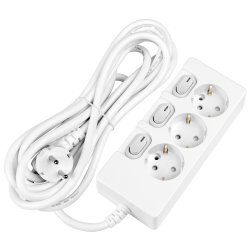 홈365 국산 개별멀티탭 3구 5m / 16A 접지 절전 - SSG.COM