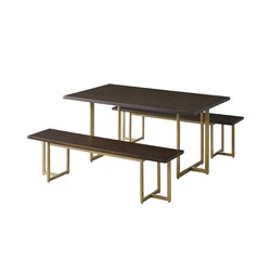 까사미아 뉴헤링본 4인 식탁세트_뉴헤링본벤치2EA - SSG.COM