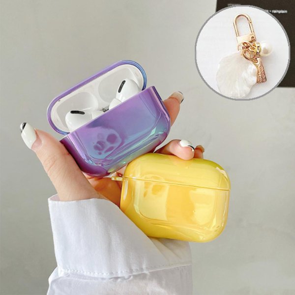 에어팟 프로21 블링블링 홀로그램 글리터 실리콘 케이스조개 보석 키링 고리예쁜 커플 충전 Ssgcom