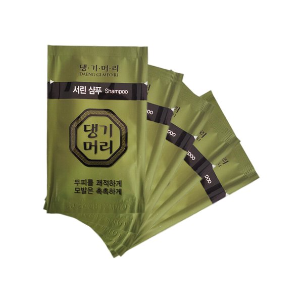댕기머리 서린 일회용 샴푸 8ml 20개 여행용 비품 - SSG.COM