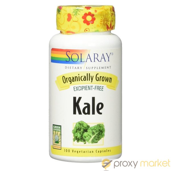 [해외직구]Solaray Kale Leaf 솔라레이 케일 리프 440mg 100정 - SSG.COM