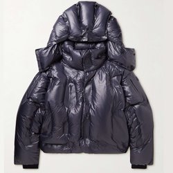 25 SS 몽클레어 X 딩윤장 Klolk 크롤크 로고 아플리케 퀼팅 쉘 후드 다운 패딩 - SSG.COM