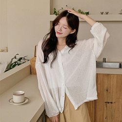 리토 브이넥 루즈핏 시스루 부클 니트가디건 (44~110) - SSG.COM