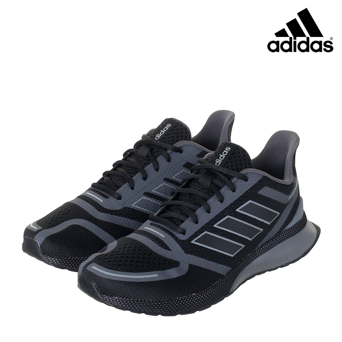 아디다스 남성 노바런 런닝화 블랙 EE9267 - SSG.COM