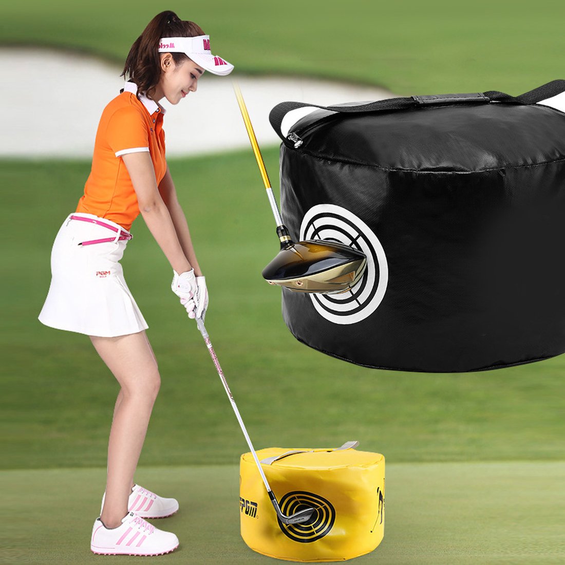 골프 스윙 임팩트백 파워백 스윙연습 임팩트연습 골프샷 교정 타이밍 샌드백 실내 실외 믿고 사는 즐거움 Ssgcom