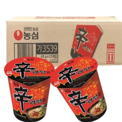 농심 신라면 소컵 65g (15입) 1박스 - SSG.COM