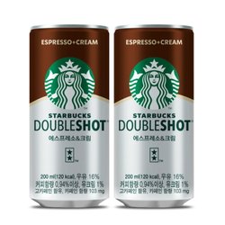 스타벅스 더블샷 에스프레소앤크림 200ml x 12캔 - SSG.COM