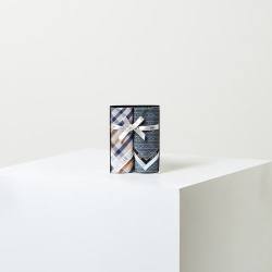 DCHA4F063MU [DAKS GIFT]블루 체크 패턴 면 손수건 2종세트 - SSG.COM