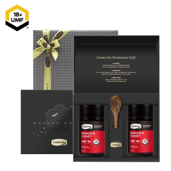 UMF18+ 마누카꿀 250g 세트(250g*2ea)+나무스푼 증정 +쇼핑백 - SSG.COM