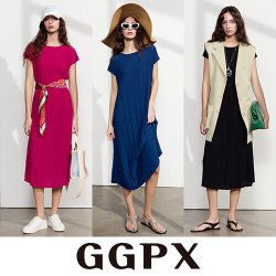 25SS GGPX 썸머 플리츠 컬러 원피스 3종 - SSG.COM