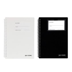 DAY STORY 데이스토리 PP커버 베이직 포켓노트 B5 8mm 80매 명함꽂이노트 5.0 [유진스토어] - SSG.COM
