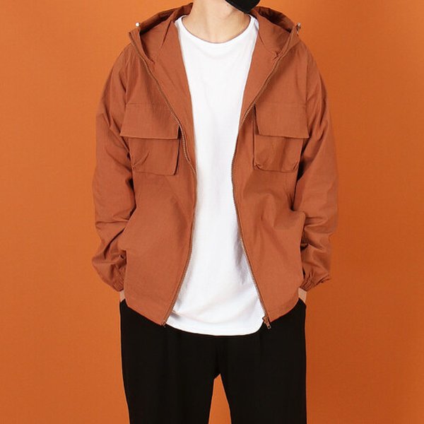 WSN 남자 빅사이즈 디파트 라이트 입체포켓 후드 점퍼 - SSG.COM