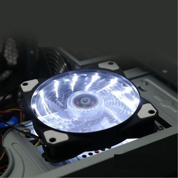 Coms 쿨러 케이스용 120mm 4핀 3핀 White LED - SSG.COM