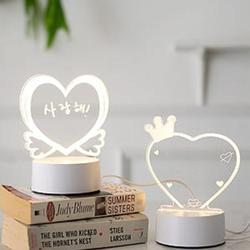 [고씨네몰] D15 LED 아크릴 메세지 무드등 장식 소품 (S10973578) - SSG.COM