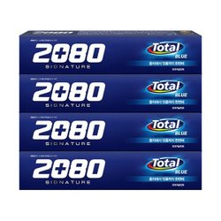 덴탈클리닉 2080 시그니처 토탈블루 치약 (125g/4입) - SSG.COM