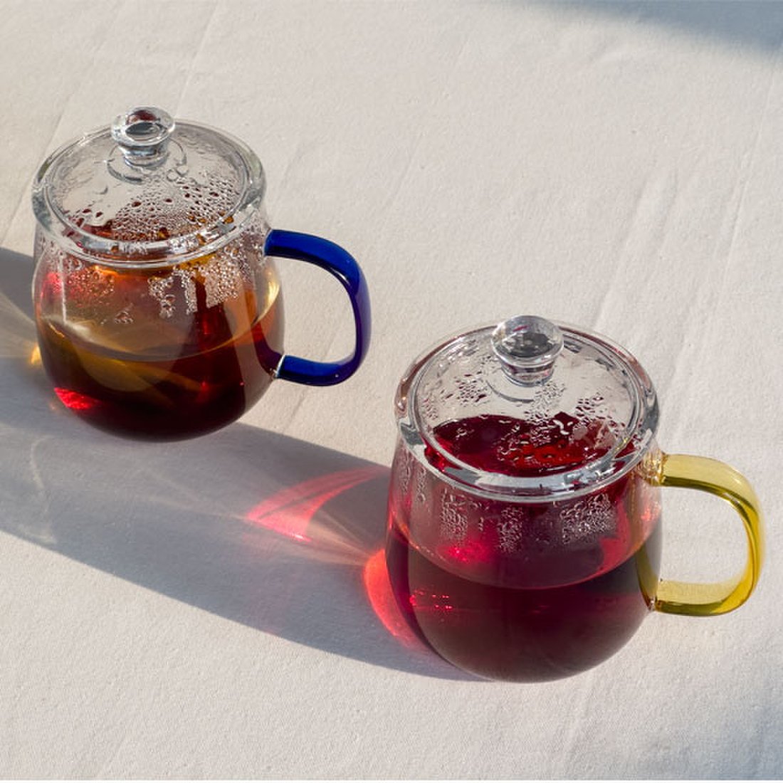 뚜껑있는 내열 유리 머그컵 490ml 2P세트 부부컵 -김가상점[무료배송], 믿고 사는 즐거움 SSG.COM