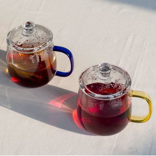 뚜껑있는 내열 유리 머그컵 490ml 2P세트 부부컵 [무료배송] - SSG.COM