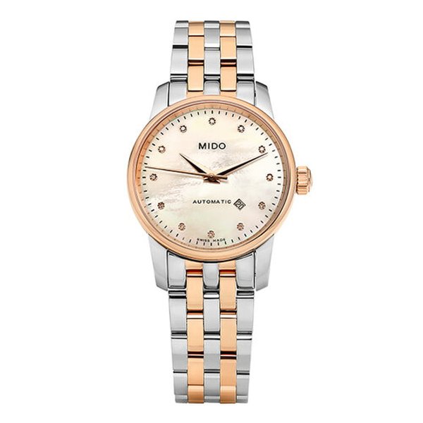 MIDO 미도 M7600.9.69.1 (M76009691) 바론첼리 Baroncelli II Automatic 여성용 메탈시계 ...