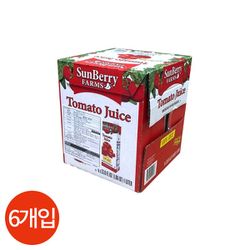 선베리 토마토 주스 1L x 6개[34040202] - SSG.COM