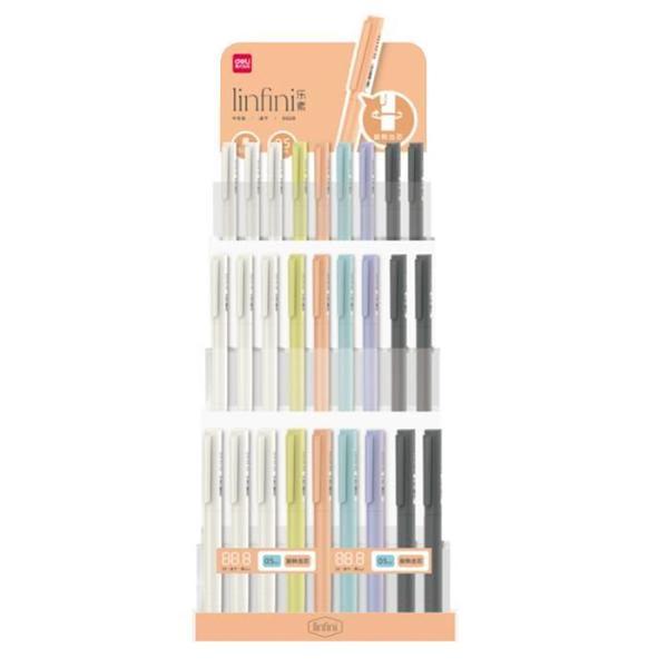 DELI SG28 트위스트 칼라 젤펜 108자루 집기세트_Nex (S11884165) - SSG.COM