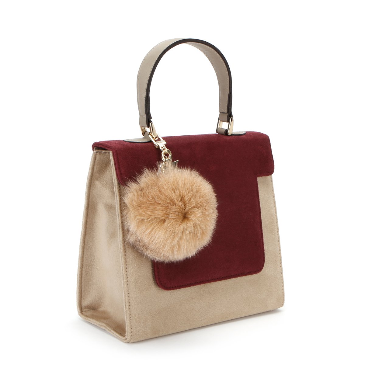 Charming Suede Bag_Beige - SSG.COM