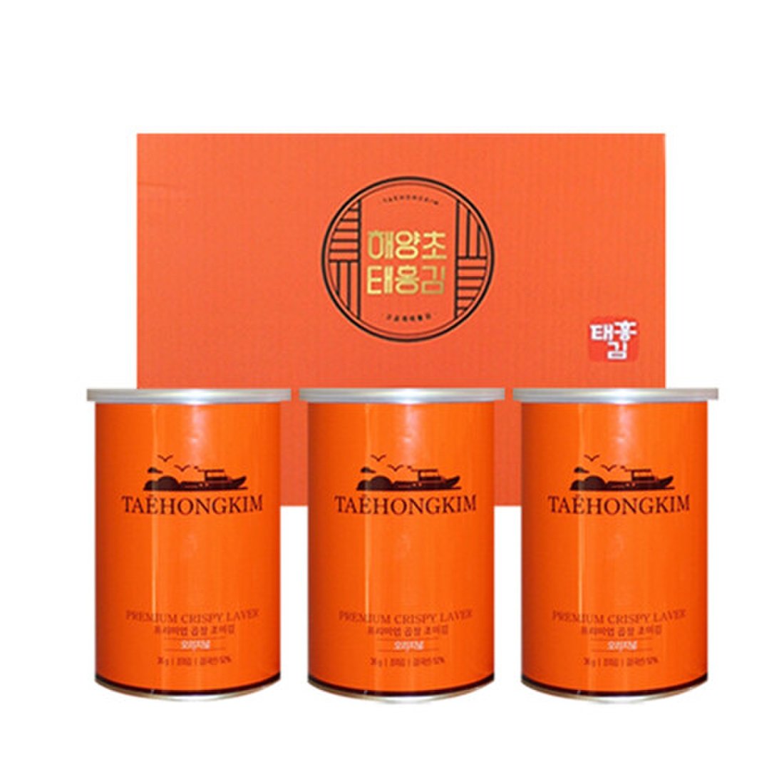 해양초 태홍김 곱창김 세트 36g x 3캔, 믿고 사는 즐거움 SSG.COM
