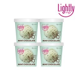 라이틀리 민트 초코 아이스크림 474ml 4개 - SSG.COM