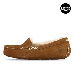 UGG 앤슬리 여성 양털 모카신 겨울 방한 로퍼 1106878-CHE - SSG.COM