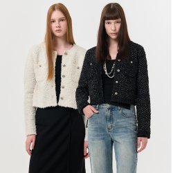 WOMAN 부클 트위드 니트 자켓 [3COL] / WBD3L09508 - SSG.COM