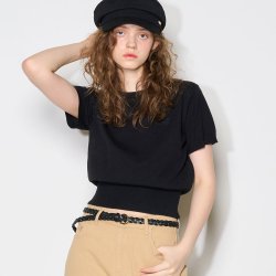 WOMAN GNRL 에센셜 하프 니트 [BLACK] / WBD1L05504 - SSG.COM