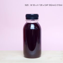 PET-신형 210ml 원형 밀폐용기 플라스틱용기 음료 페트병 - SSG.COM