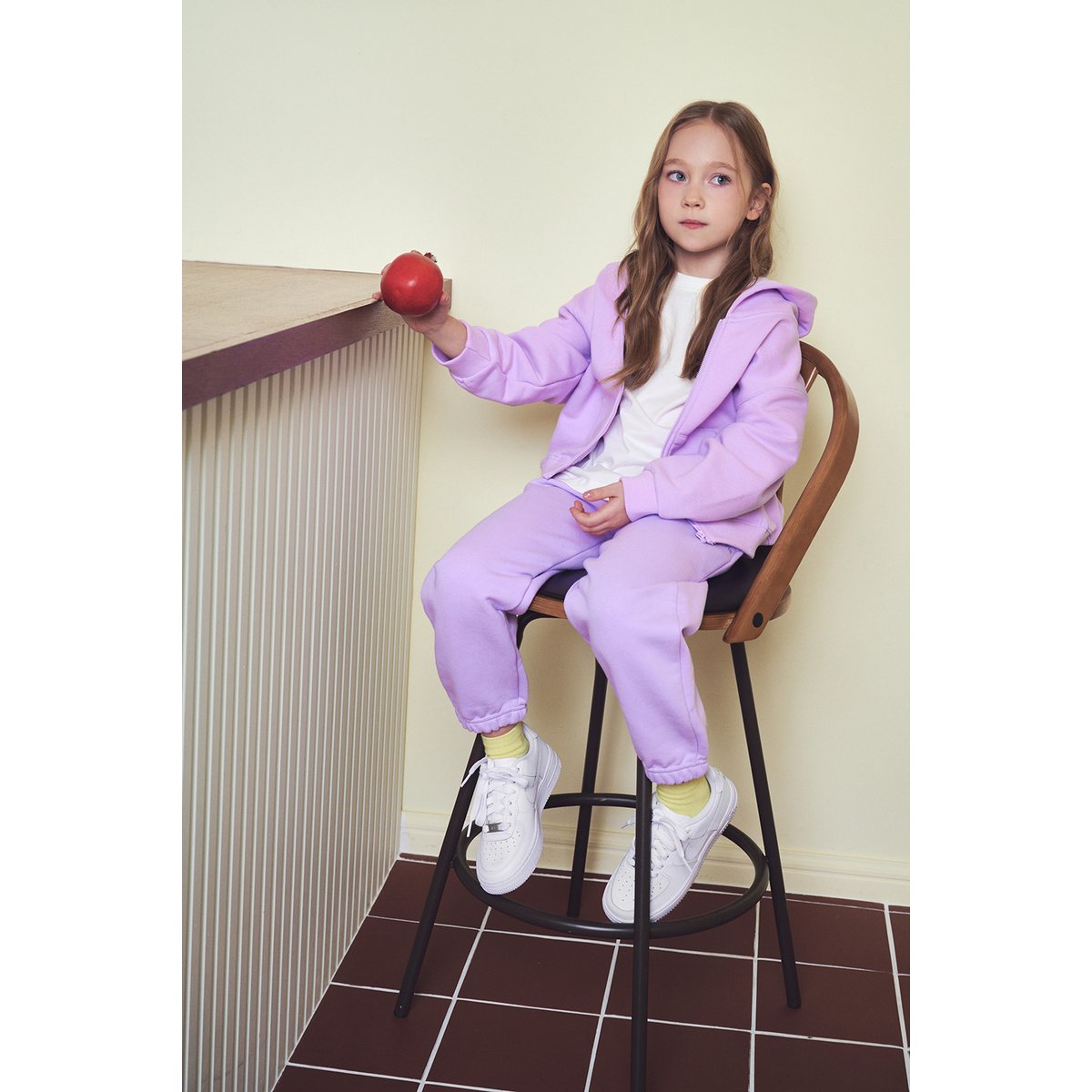 KIDS BASIC LOGO HOODIE ZIP UP LIGHT PURPLE 키즈 베이직 후드집업 연보라 - SSG.COM