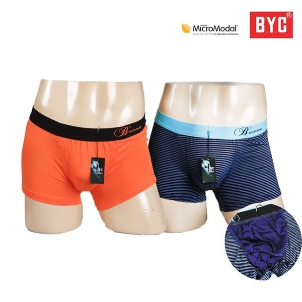 BYC 남성 모달 더블박스 남자 드로즈 팬티 속옷(택1) - SSG.COM