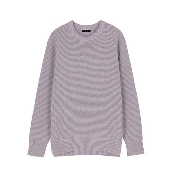 남성 라운드넥 스웨터 (PURPLE) - SSG.COM