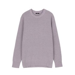 남성 라운드넥 스웨터 (PURPLE) - SSG.COM