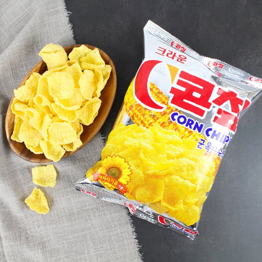 크라운 콘칩 70g 콘칲 봉지과자 스낵 옥수수과자 너만아는잡화점 믿고 사는 즐거움 Ssgcom